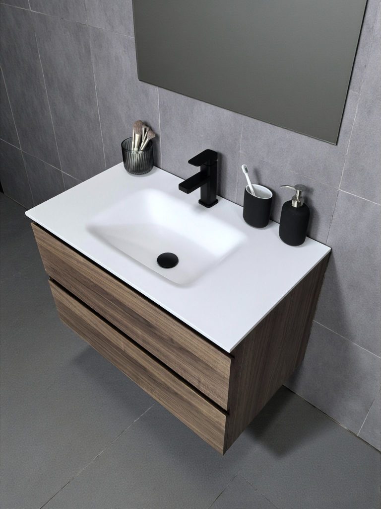 Eiken Badkamermeubel "Boston-W80" - Sani Design